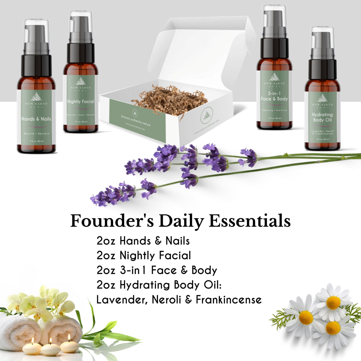 Founder's Daily Essentials Skincare Set – New Earth Body